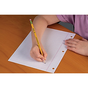 Ticonderoga Pencils, Pre-Sharpened, #2 Soft Lead, Yellow Barrel, Box Of 12