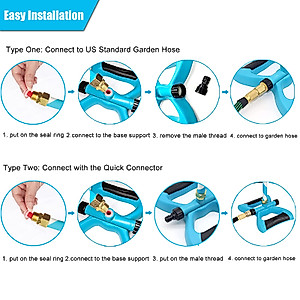 KootesDay Stand Patio Mister, Misting Cooling System Flexible Misters for Outside Patio for Pool BBQ Cooling Kids Water Playing