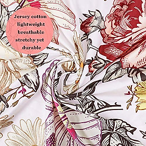 Bassinet Sheet, Jersey Cotton for Baby Boy/Girl, Fitted Sheets Flexible for Most Bassinet Mattress