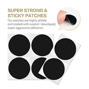 ATEN Bicycle Tire Repair Kit,Glueless Patchs,Bike Tire Patch Repair Kit,Quick & Easy Patches for Road & Mountain Bikes