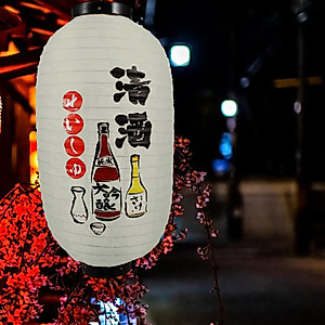 OSALADI Japanese Outdoor Hanging Lantern Sushi Restaurant Pendant Light Shade for Sushi Party Hotel Decor