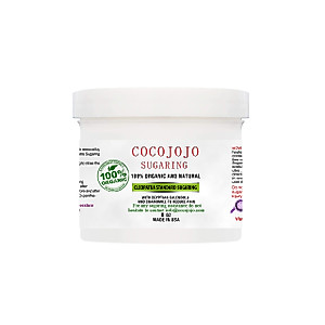 Cocojojo 8 Oz Cleopatra Sugaring Egyptian Sugar Wax Sugaring Hair Removal Natural Paste with Egyptian Calendula and Chamomile - Firm Sugaring for Women and Men