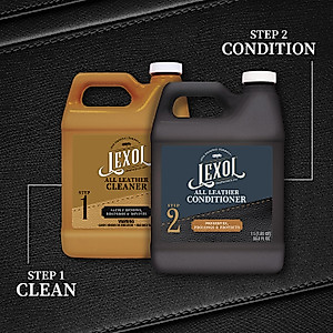 Lexol All Leather Conditioner that Preserves, Prolongs and Protects, 1-Liter, Black