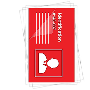 Fellowes 52007 Laminating Pouches, 5Mil, 2-5/8 X 3-7/8, Id Size, 25/Pack