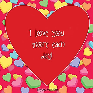 Notes From Me! 50 Tear-Off Lunch Box Notes for Kids, Valentine’s Facts & Funnies, Fun & Educational, Inspirational, Motivational, Thinking of You, Back to School Essential, Ages 8+