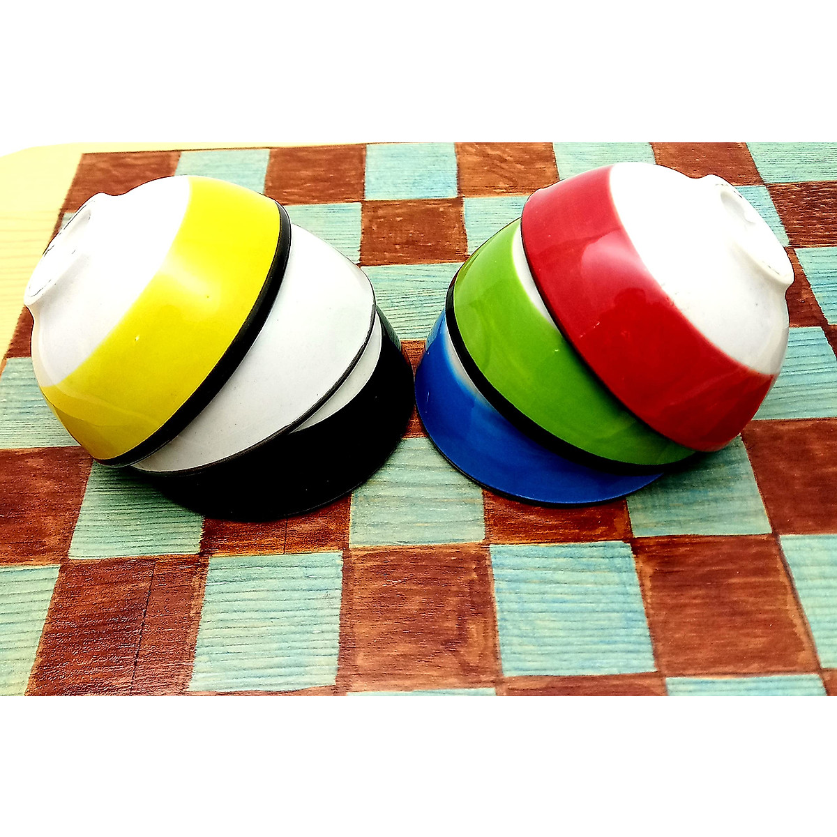 Ceramic Evil Eye Bowl Handicraft Motif 6 Pieces 6 Colors