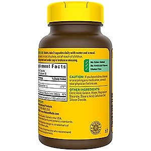 Nature Made Magnesium Glycinate 200 mg per Serving, Dietary Supplement for Muscle, Heart, Nerve and Bone Support, 60 Capsules, 30 Day Supply