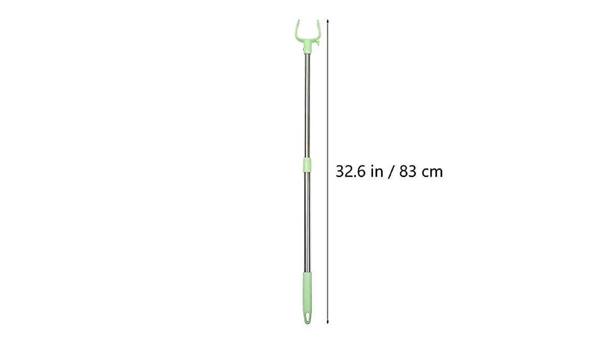 Adjustable Closet Reacher Poles for Laundry & Closet Organization