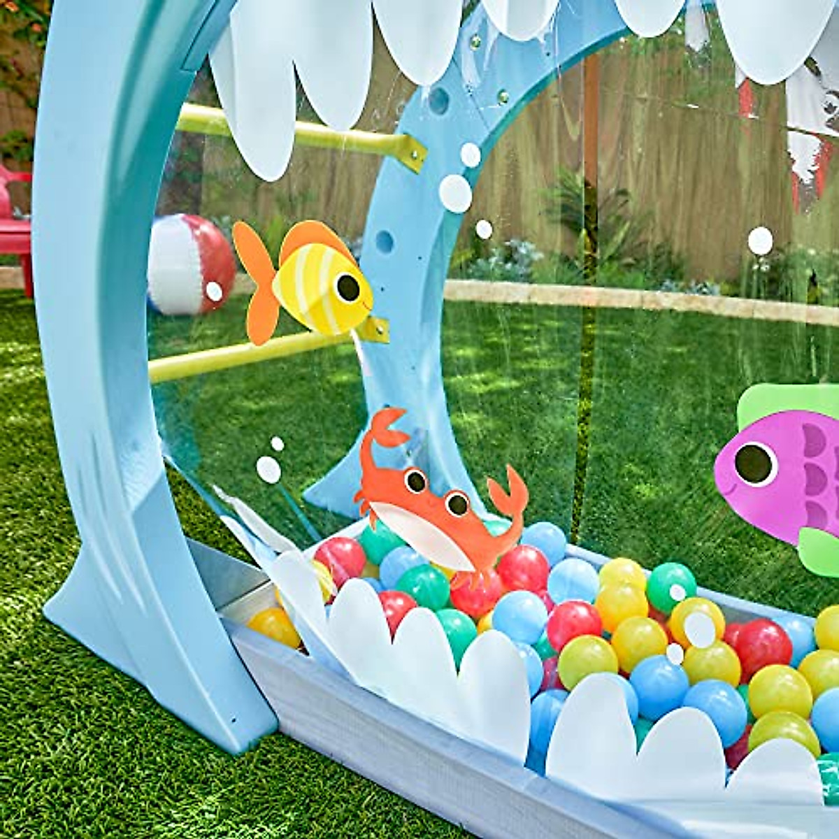 KidKraft Shark Escape Outdoor Toddler Climbing Toy with Ocean Theme Helps Build Gross Motor Skills, Gift for Ages 3-5