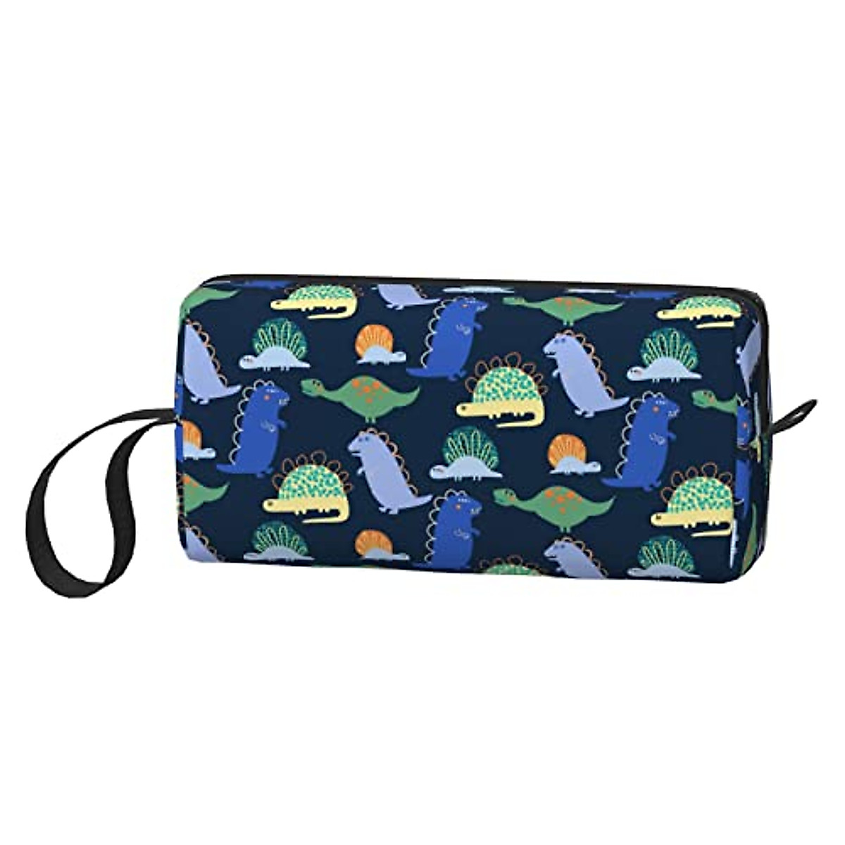 OPZAEUV Cute Dinosaur Fashionable Pencil/Pen Case, Portable Stationery With Zipper For Teenage Men Women, Pencil Pouch Cosmetic Storage Bag