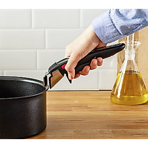 Tefal Ingenio Unlimited ON Try-Me Pan Set, 3 Pieces Stackable, Removable Handle, Space Saving, Non-Stick, Induction, Black (L3959443)