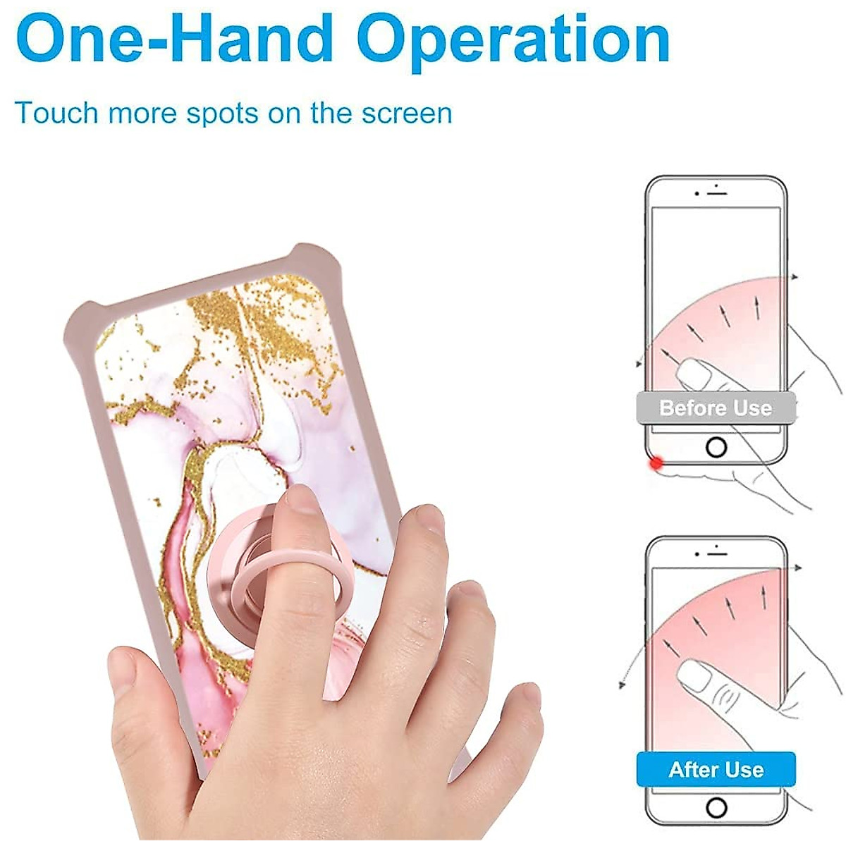 Tcl 30 Xe 5g / 20 A 5G/ 20 AX 5G / 4X 5G Case Compatible with Tcl 30 Xe 30xe 5g Phone Case Cover [with Tempered Glass Screen Protector][Hard PC + Soft Silicone][Gold Glitter+Luminous] JSF-DJS