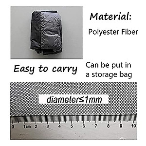 NC Umbrella Screen 10ft Patio Umbrella Mosquito Nets with Double Zipper Door Adjustable Top Drawstring Outdoor Umbrella Table Screen Fits FT Umbrella Bug Screen for Garden(Black)