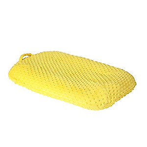 Removable Slipcover for Newborn Lounger, Super Soft Premium Minky Baby Lounger Cover Fit for 29 x 17 x 4 inches Infant Padded Lounger, Ultra Comfortable, Safe for Babies (Yellow)