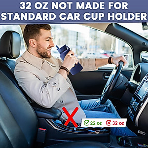 lexlion Water Bottle 32 Oz, Triple Walled Insulated Stainless Steel Reusable, Wide Mouth, Fruit Diffuser-Thermal Leaf Infuser , Silicone Sleeve&Cleaning Brush, 3 Lids Leak Proof, Metal Mug gallon