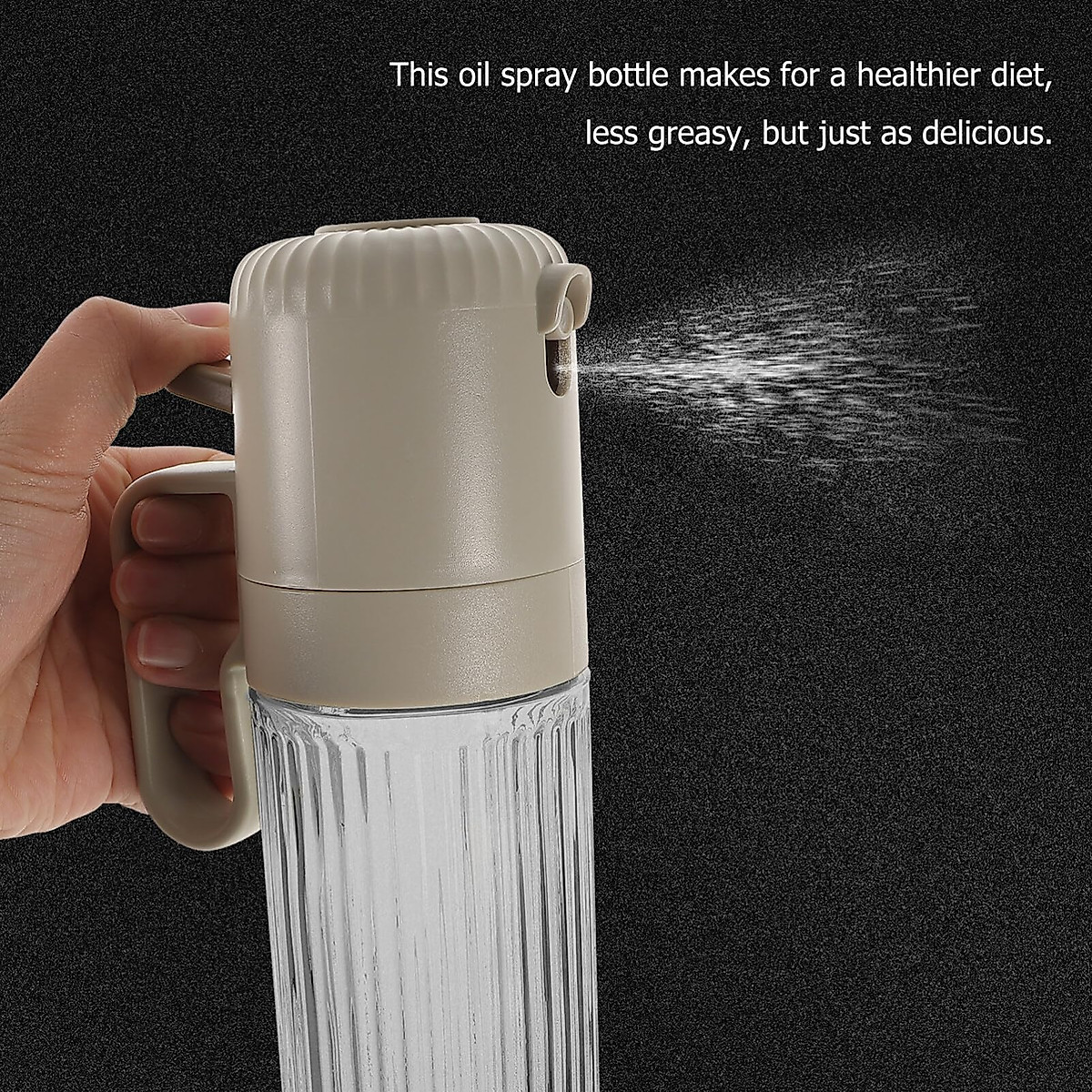 Cabilock Spray Bottle Olive Oil Spray Cooking Gadgets Oil Dispenser Container Oil Bottles for Kitchen .oil Dispenser Kitchen Gadgets Kitchen Oil Container Oil Holder Oil Sprayer for Cooking