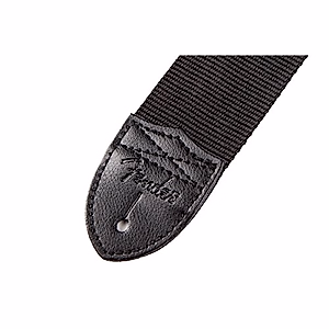 Fender Nylon Guitar Strap, 2in, Lightning Bolt
