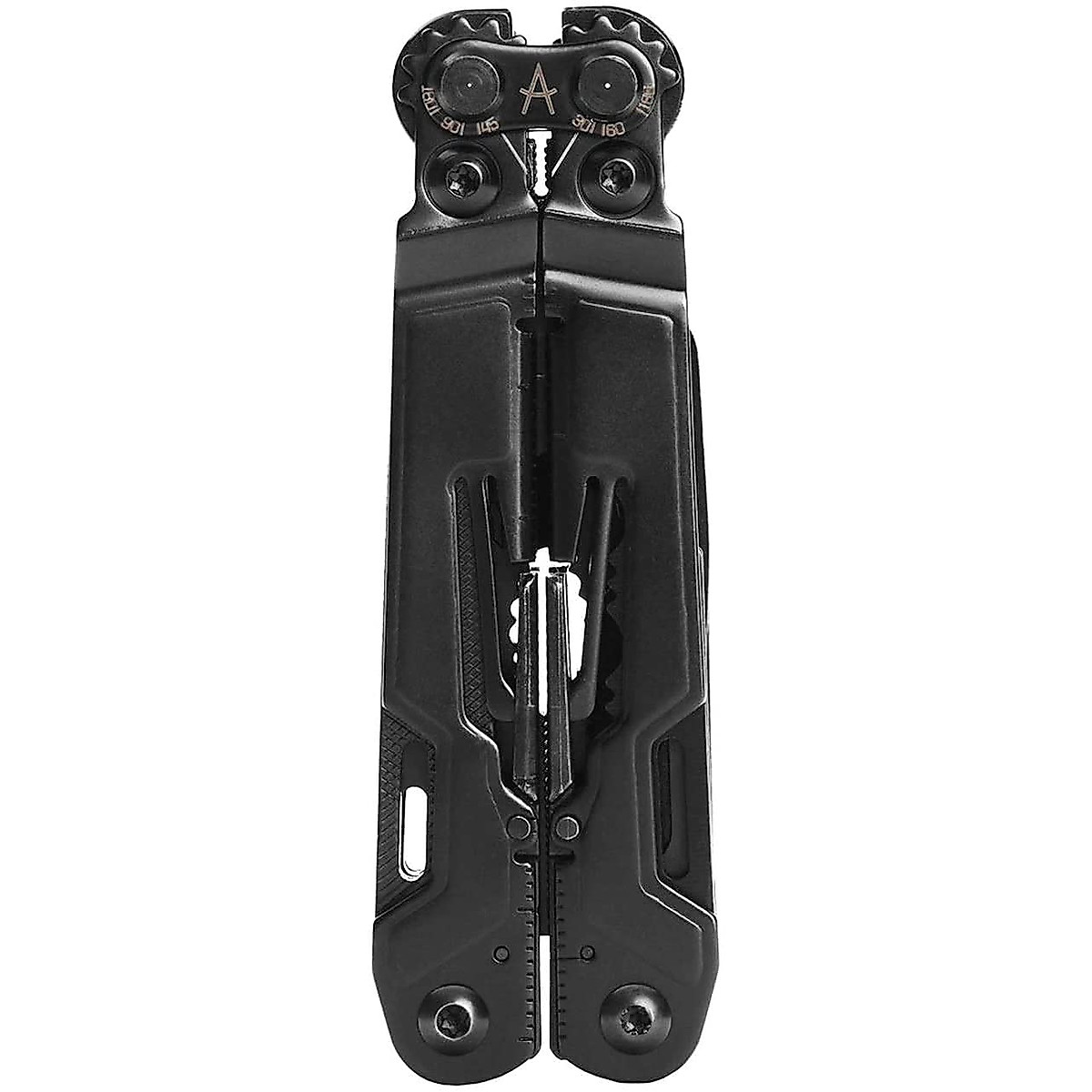 SOG PowerPint Mini Multi-Tool-Utility Tool with Compound Leverage Smooth Open, 18 Lightweight Specialty Tools, Stainless Steel Blade-Black (PP1002-CP)