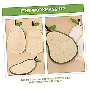 Cat Scratching Post Pets Toys House Toy Cat Sofa Protector Cat Scratcher Mat Natural Sisal Cat Scratcher Kitten Scratching Pad Kitten Scratch Plaything Cat Scratch Plaything Green