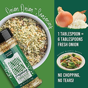 Tastefully Simple Onion Onion Seasoning, 4 Ounce