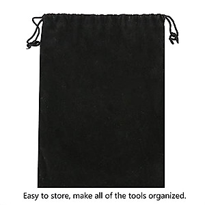 HOMOKUS Seafood Tools 21 Pcs Nut Crab Crackers Set including 6 Crab Leg Crackers, 6 Lobster Shell Forks, 6 Crab Leg Forks 2 Seafood Scissors & Storage Bag