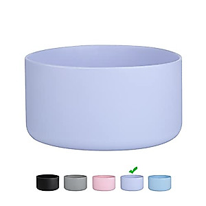 Boot for Hydro Flask 12-40 OZ Water Bottle/Stanley Tumbler, Bottom Boots for Hydroflask Sports Water Bottles, Silicone Bottom Cover Sleeve (Fog, Fits Hydroflask 32 40 oz Bottles)