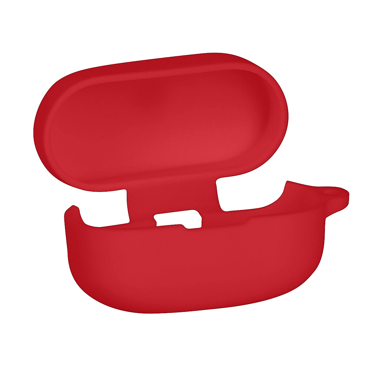 kwmobile Case Compatible with Sony WF-1000XM4 Case - Silicone Cover Holder for Earbuds - Red