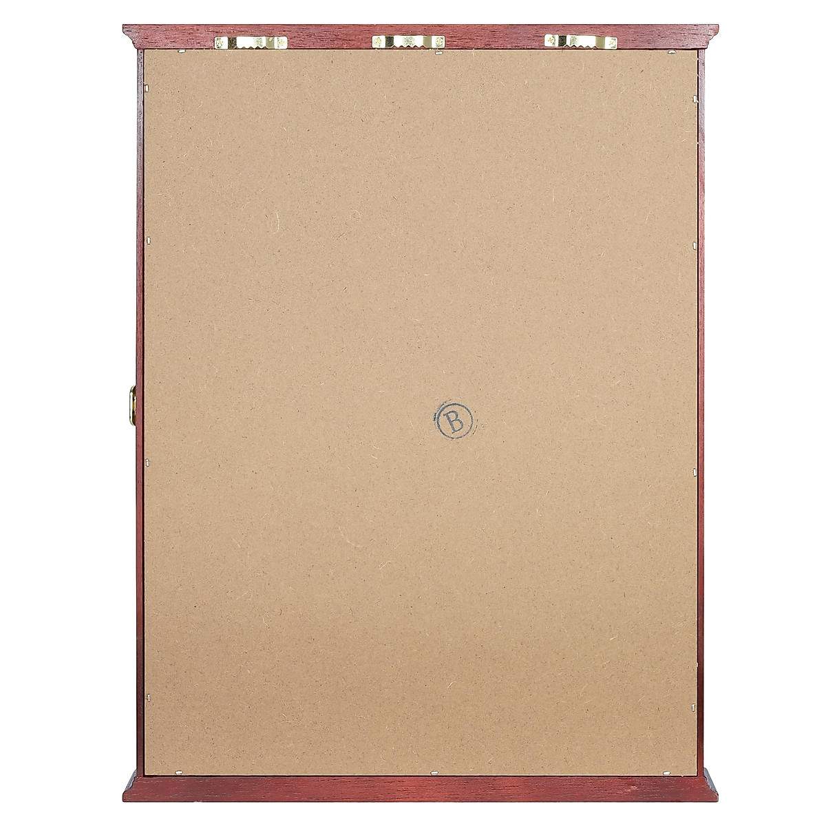 36 Shot Glass Display Case Wall Cabinet Holder Rack with Glass Door - Cherry Finish (SCD06B-CH)