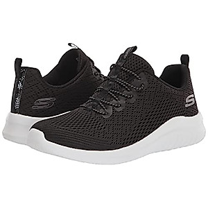 Skechers Ladies UltraFlex Bungee Slip On 8M Black