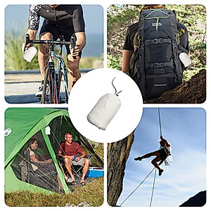 Dooy Sun Protection Jacket Ultra Light Thin Breathable Packable Outdoor Cycling Jacket Hoodie Skin Clothing for Men & Women（White,2XL）