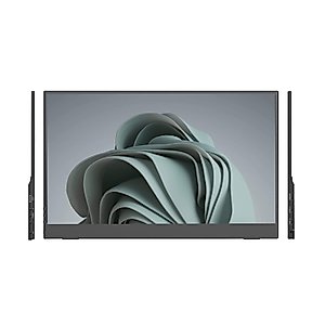 DFZ Portable Monitor Touchscreen, 15.6 Inch Screen 1920 * 1080 HDR Slim Monitor, with Type C/Mini HD/OTG for Laptop