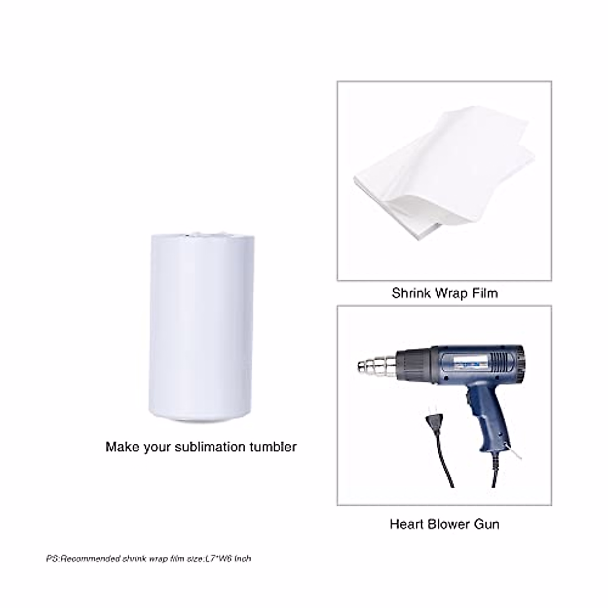 PYD Life 4 Pack 12 OZ Sublimation Blanks Can Insulator White Stainless Steel Can Cooler Beer Holder Sublimation Print