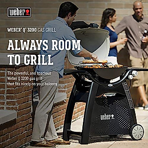 Weber 57067001 Q3200 Natural Gas Grill,White