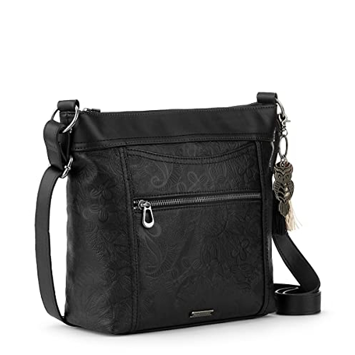Sakroots womens Arcadia Recycled Crossbody, Black, One Size US