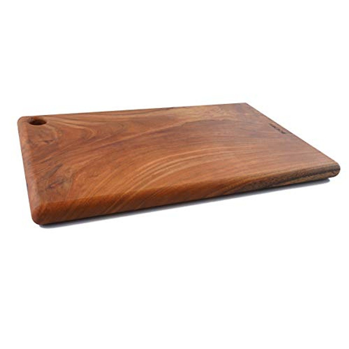 BOUMBI Zelkova Wood Reversible Cutting Board(15.55x9.05 x 1.1 Inches) Meidum