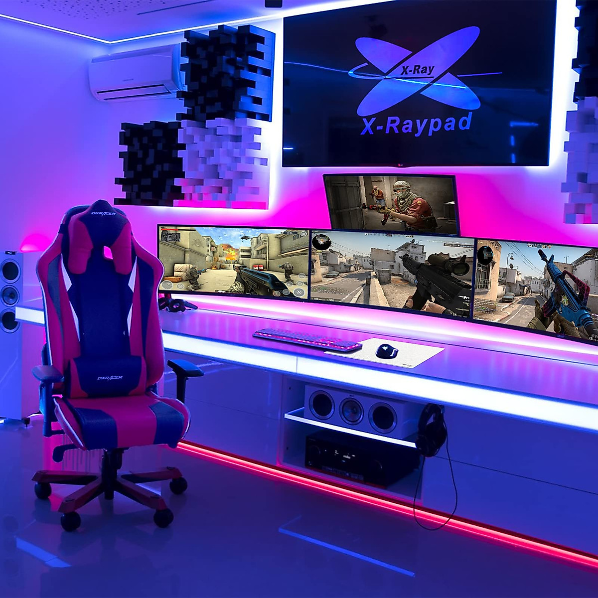 X-Raypad Aqua Control 2 Gaming Mouse Pad, Ultra-High Precision Mouse Pad with Perfect Speed and Control Capability, Consistent X and Y Glide, Designed for Fps Players with Low DPI Requirements