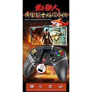 iPEGA-PG-9218 Wireless 5.0 +2.4G Game Controller for iphone 14/13/12 /11/8/7 for Samsung S23/S22/21/20 /S10/S10 + Note 20 /10 for OPPO, VIVO LG Android Smart Phone/Tablet ps4/N-Switch PC Smart TV