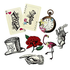 Talking Tables Truly Alice Party Prop Set for a Tea Party & General Party Decoration, Multicolor