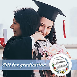 Appreciation Gift for Women Graduation Gifts for Her Him Paperweight Keepsake Gifts for Best Friends Encouragement Gifts Inspirational Gifts for Daughter Girls Behind You All Your Memories (Floral)