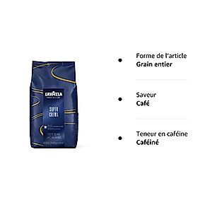 Lavazza medium roast Coffee Espresso Super Crema, Whole Beans, Pack of 8, 8 x 1000g