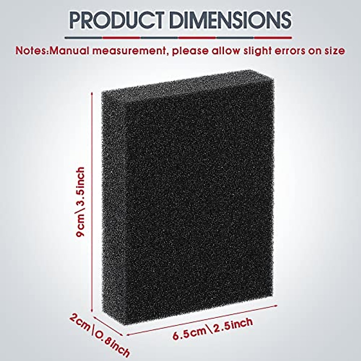 Card Dividers for Storage Boxes Trading Box Dividers Multifunction Card Sponge Shock Absorbing Sponge Suitable for Almost All Boxes to Fill Extra Space for Card Security, Black (40 Pcs)