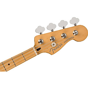 Fender Player Plus Jazz Bass, Olympic Pearl, Maple Fingerboard