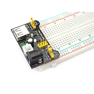 MELIFE 5pcs MB102 3.3V/5V Breadboard Power Supply Module for Board Breadboard