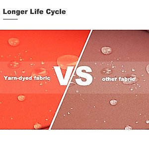 EXCITED WORK PE Wicker Sofa Outdoor Loveseat 2 Piece Patio Couch with Washable Couch Cushions, Outdoor Sectional Furniture Sofa Sets