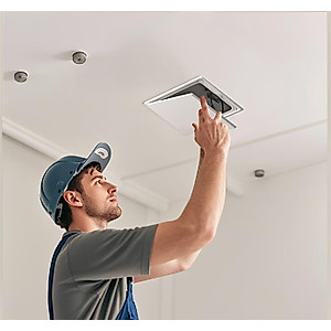 EASY-EXS Access Panel 8x8 with Door (Max Service Opening 6.5x6.5) Plastic White (Medium 8''x8'')