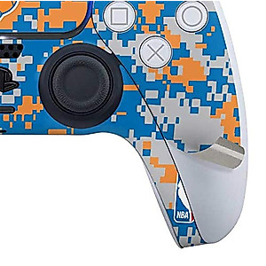Skinit Decal Gaming Skin Compatible with PS5 Controller - Officially Licensed NBA New York Knicks Digi Camo Design