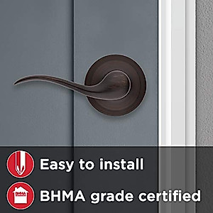 Kwikset Tustin Hall/Closet Lever in Venetian Bronze - 97200-778