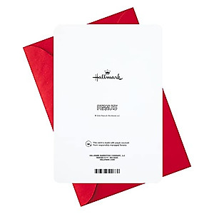 Hallmark Peanuts Christmas Card (Snoopy Ice Skating)