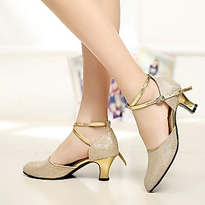 ZHOUXINGB Sneakers for Women, Flip Flops for Women Memory Foam Tennis Sandals Zipper Back Dress Shoes Heels Shoes Wide Width Boots Sport Heels for Women Gold