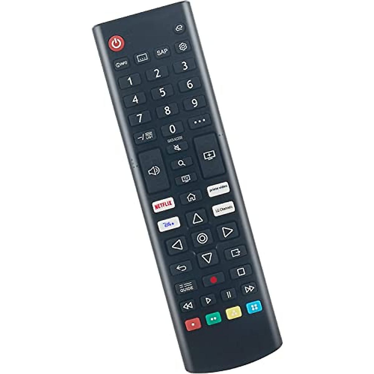 AKB76037601 Replaced LG Remote fit for LG Smart TV 32LM577BZUA 43UP7670PUC 55UP8000PUR 65UP8000PUR 75UP7670PUB 49UM7300PUA 60UM6900PUA 50UP8000PUR with DSY+,Netflix,Prime Video,Channel Buttons